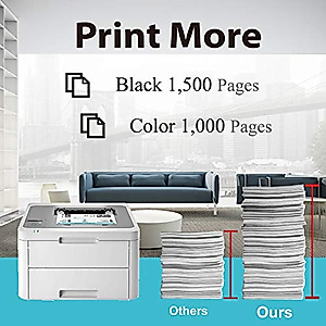 5-Pack TG Imaging (2xB+CYM) Compatible Toner Cartridge Replacement for Samsung CLT-404S CLT404S (5-Pack, Extra Black) CLT-K404S Work for SL-C430W C480FW C480FN C430 C430W Toner Printer