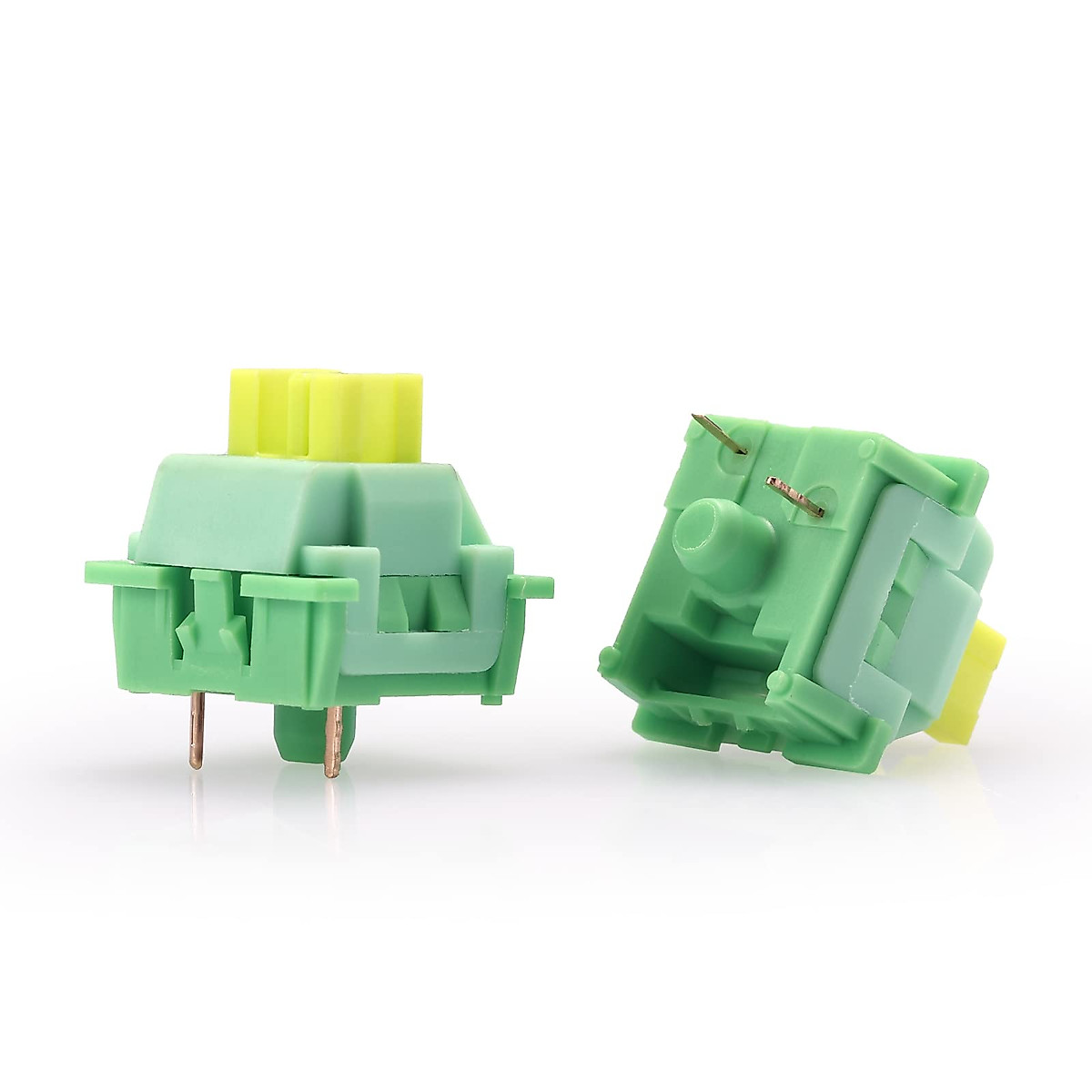 Redragon A113 Bullet-B Tactile Mechanical Switch, 3-Pin Plate Mounted Blue Switches Equivalent, Hot-Swappable DIY Keyboard Clicky Switch Mod, 50 Million Click(24 pcs Switches, Keycap + Switch Puller)
