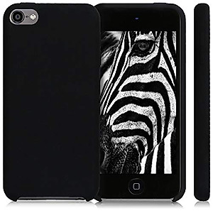 kwmobile TPU Silicone Case Compatible with Apple iPod Touch 6G / 7G (6th and 7th Generation) - Case Soft Flexible Protective Cover - Black