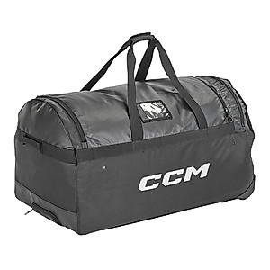 CCM 480 Wheeled Hockey Bag, Black (Large (36" L x 20" H x 20" W))