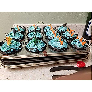 black Dinosaur Laser cut Cupcake Wrapper Cup Cake Baking Muffin 60pcs