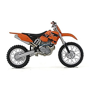 Welly Die Cast Motorcycle Orange KTM 450 SX Racing, 1:18 Scale for Unisex Adult