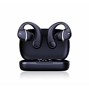 ESSONIO Open Ear Headphones Bone Conduction Headphones Noise Cancelling Headphones Bluetooth Workout Headphones Open Ear Earbuds for Sports for Men