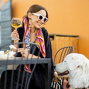 Dog Mom Gifts - Dog Lover Gifts for Women, Dog Owner Gifts, Unusual Birthday Gifts for Dog Lovers - Funny Gifts for New Puppy Fur Baby Owners - 16oz Wine Glass For Fur Mama