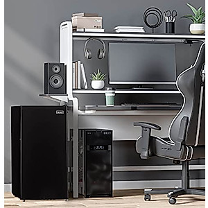 NewAir 3.3 Cu.Ft Black Mini Fridge | Adjustable Shelves and Reversible Door | Small Refrigerator,Dorm Refrigerators,Compact Refrigerator, Energy Efficient