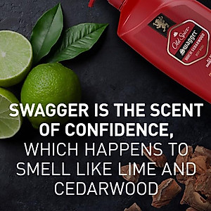 Old Spice Swagger Scent of Confidence, Body Wash for Men, 24 fl oz (Pack of 4)