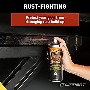 Lippert 674806 Chassis Shield Rust Inhibiting Spray for 5th Wheel RVs, Travel Trailers and Motorhomes, 12 Oz.