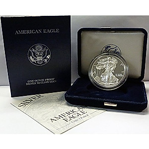 2001 W American 1 oz Silver Eagle Dollar PROOF US Mint