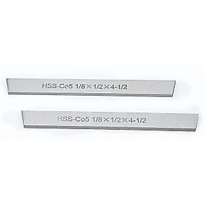 Set of 2 HSS 1/8 x 1/2 x 4-1/2 Inch 5% Cobalt Cut-Off Blade