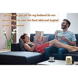 AharHora Funny Gift Candle for Women Men, Scented Candles Gifts for Women Her Him, Unique Gifts for Couples, Husband, Wife, Fiance, Lover, Girlfriend, Boyfriend, Valentines Day Gifts