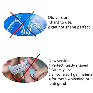 SowSmile Silicone Gel Soft Dental Oral Teeth Tooth Whitening Trays Anti Grinding Tooth Whitener Mouth Night Guard Bruxism Braces (Lower)