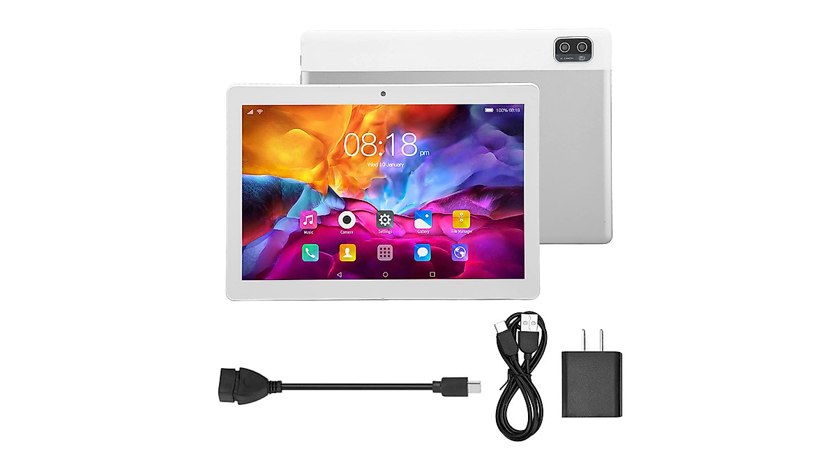 5G Tablet - High Performance 10.1" Silver Display