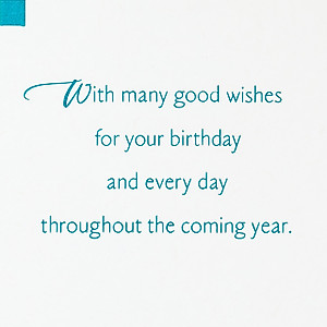 Hallmark Birthday Card (Good Wishes)