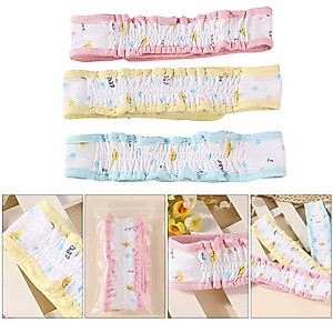 Tomaibaby 3pcs Diaper Buckle Adjustable Cute Infant Toddler Diaper Fixed Belt Buckle Replacement Diaper Needles Replaces Diaper Pins for Baby(Random Pattern)