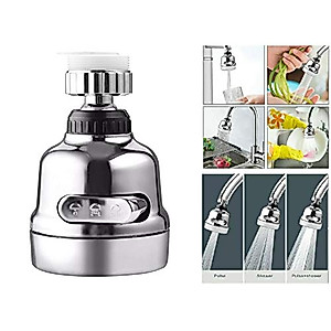 360 Degree Rotating Faucet Movable Kitchen Tap Head Water Saving Nozzle Sprayer