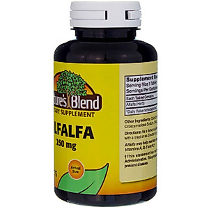 Nature's Blend Alfalfa 250 mg 250 Tabs