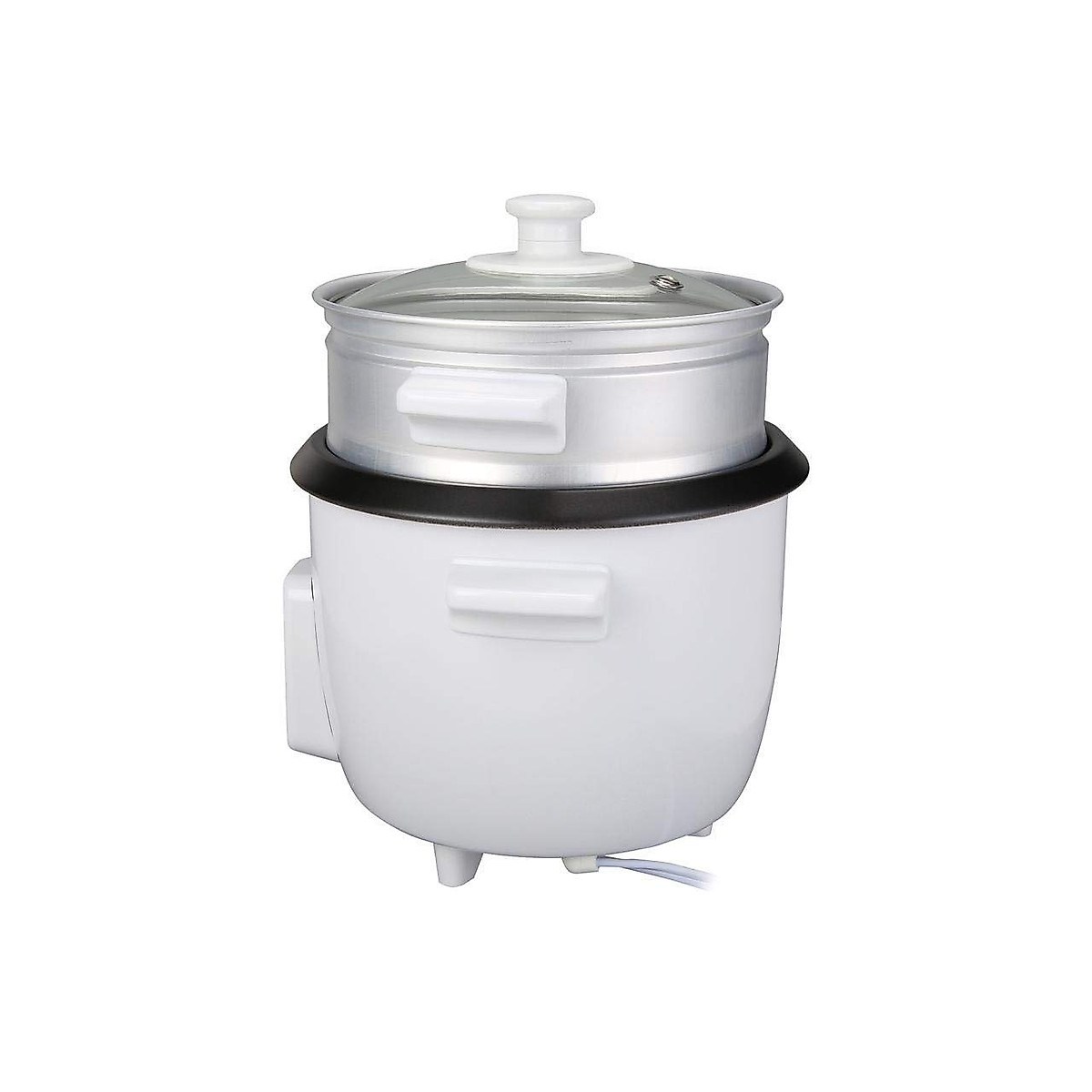 Tayama Rice Cooker with Steam Tray 3 Cup, White (RC-03R)