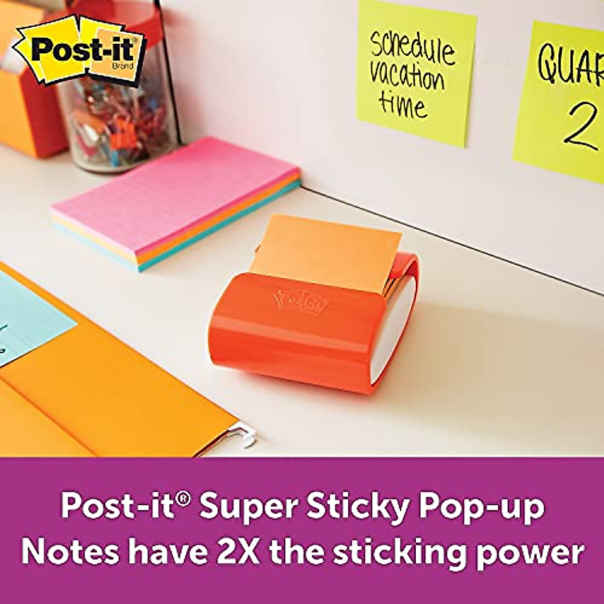 Post-It R440ywss Pop-Up Notes Refill, Lined, 4 X 4, Canary Yellow, 90-Sheet, 5/Pack