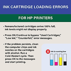5-Star Compatible Ink Cartridge Replacement for HP 962XL. Works with OfficeJet Pro 9028 9029 9010 9015 9018 9025 9020 9012 9026 9027 Printers. 4 Pack (Black, Cyan, Magenta, Yellow)