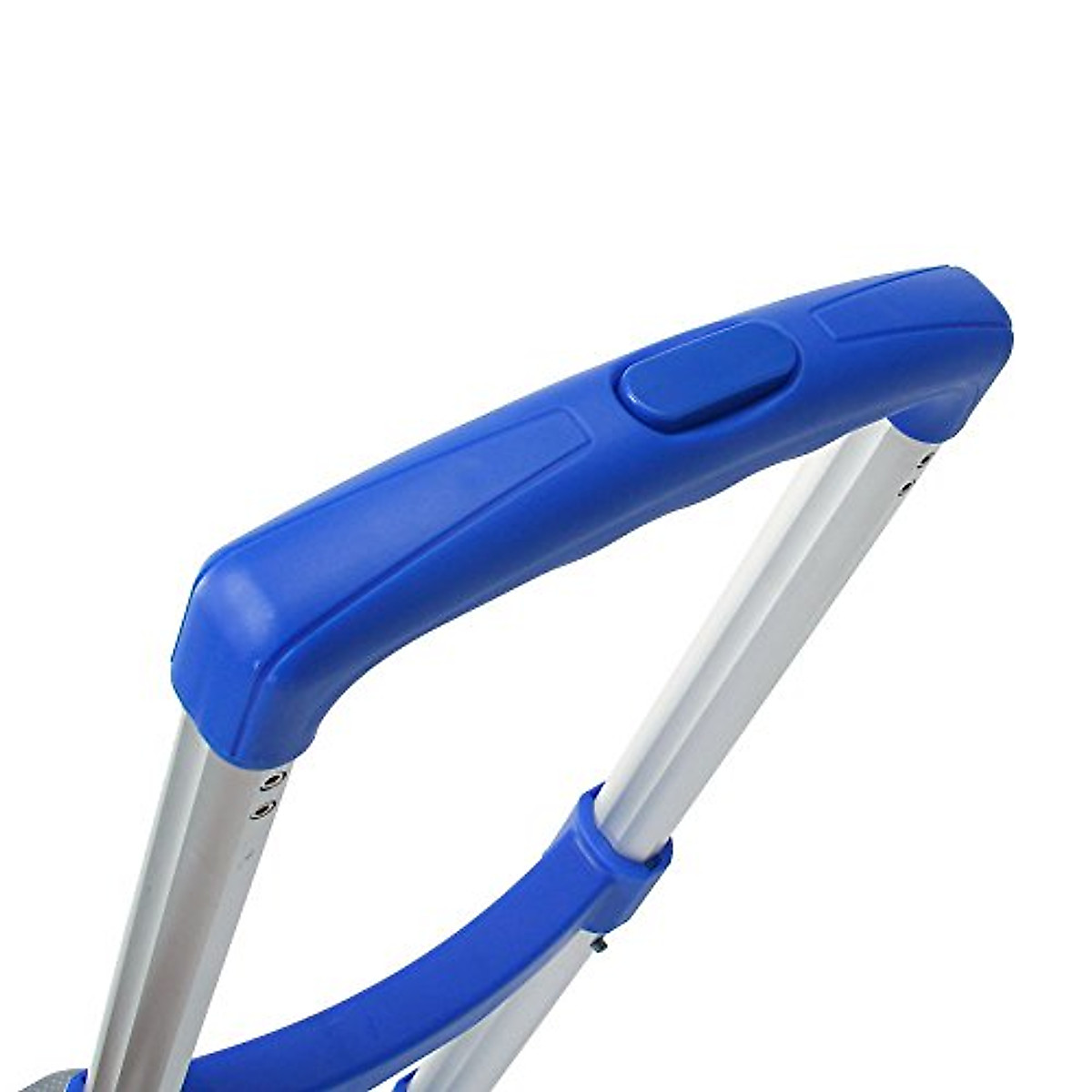 Portable Folding Collapsible Aluminum Cart Dolly Push Truck Trolley, Blue Personal Dolly Hardware Garden Utility