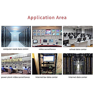 eKL VGA KVM Switch 8 Port in 2 Out Switcher 8x2 Supports Basic Keyboard and Mouse Audio USB 2.0 Devices Sharing 8 Computers
