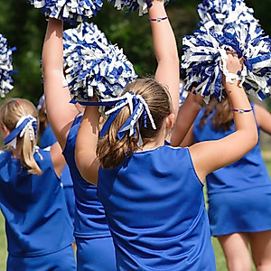 ZUYYON 20 Pcs Cheerleader Gifts Cheer Bracelet Girls Cheerleading Charm Bracelet Bulk Adjustable Cheerleader Gifts for Cheer Team Cheerleading Jewelry Accessories(Purple)