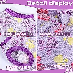 2 Pieces Small Dog Sweaters Chihuahua Fleece Clothes XXS~S Winter Warm Puppy Sweaters Boys Girls Tiny Dog Outfits for Teacup Yorkie Puppies Extra Small Breed Costume (XX-Small)