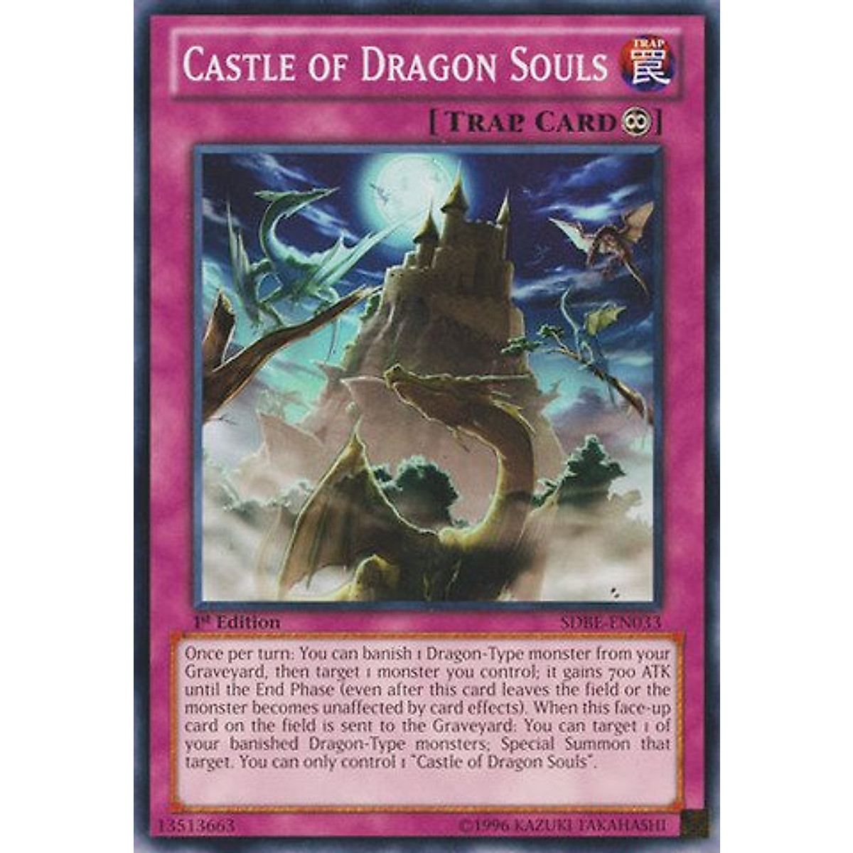 Yu-Gi-Oh! - Castle of Dragon Souls (SDBE-EN033) - Structure Deck: Saga of Blue-Eyes White Dragon - 1st Edition - Common