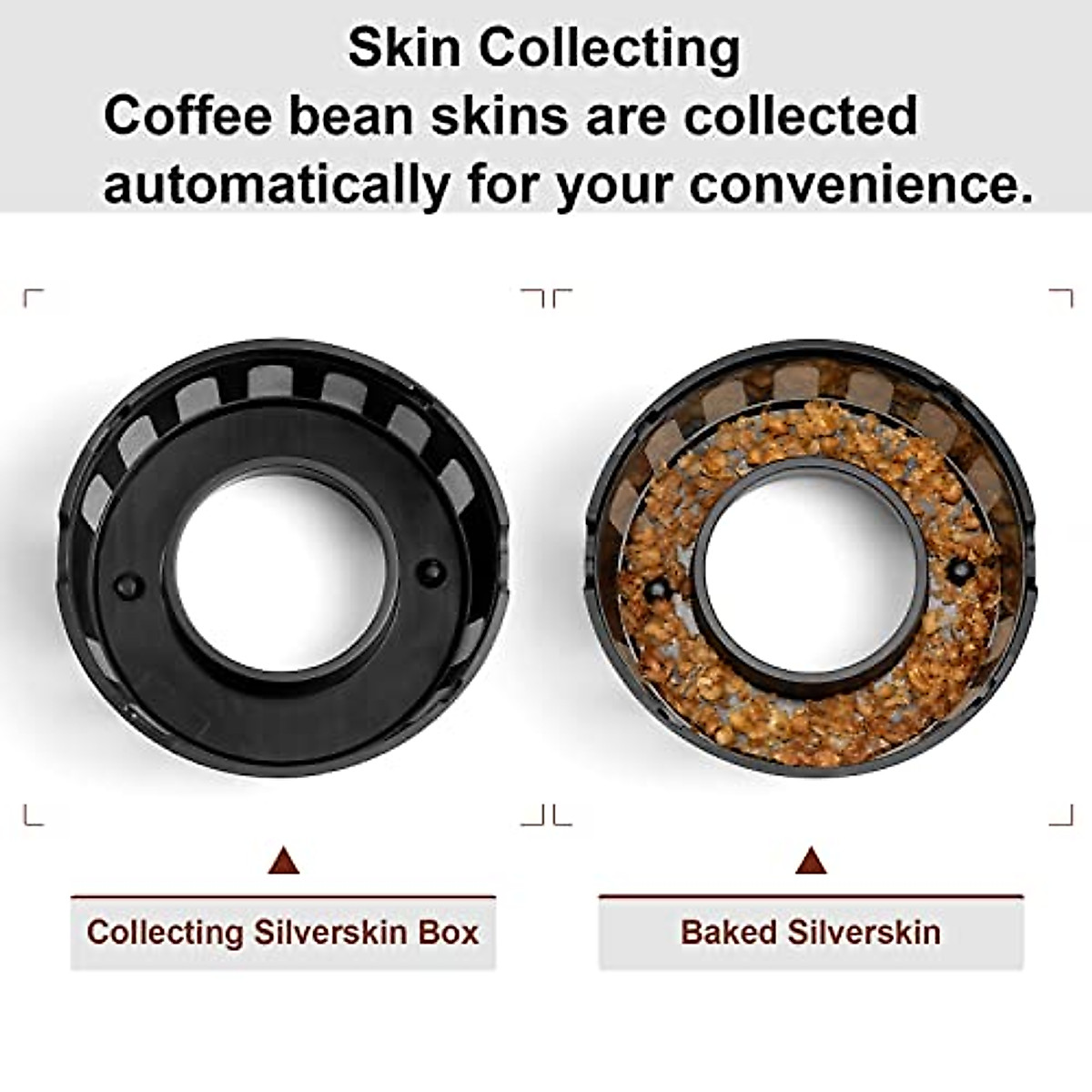 JAVASTARR Electric Coffee Roasters Machine for Home Use 1200W, One-Touch Control Coffee Bean Baker Roaster Med and Drak Two Baking Modes are Optional,Coffee Bean Roasting Machine 110V~120V