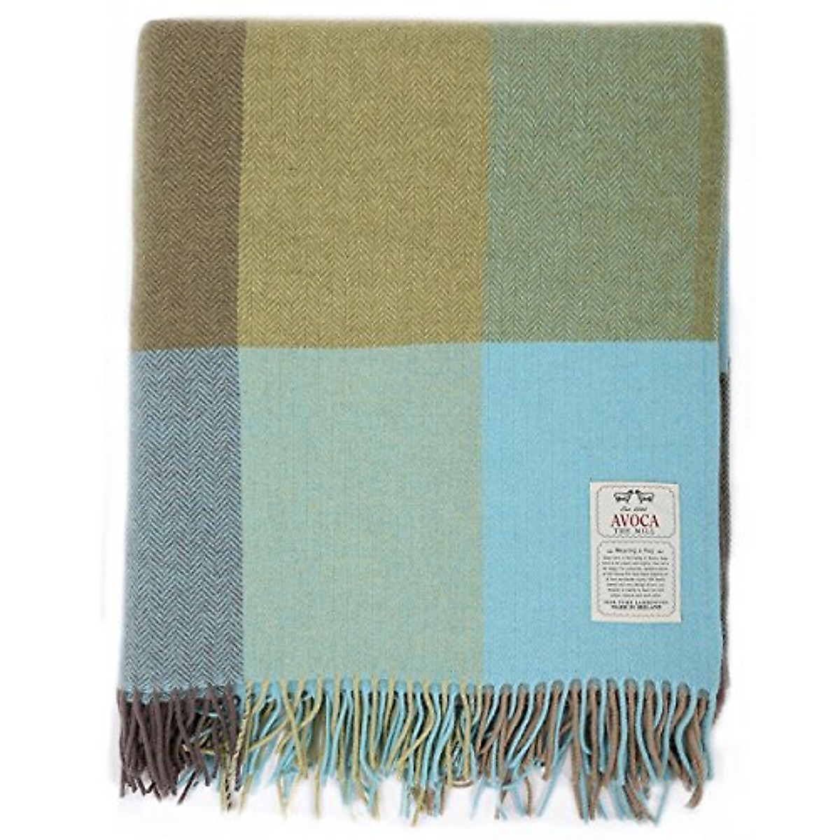 Avoca Throw - Mahon (56" x 40") Made in Ireland (56" x 72")