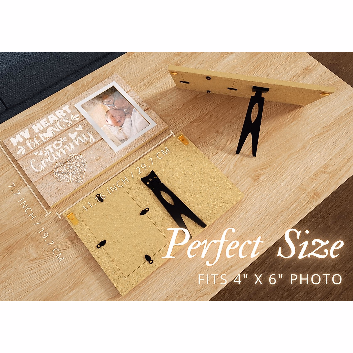 InnoBeta Grammy Gift Ideas, Gifts for Grammy, Grammy Christmas Gifts, Best Grammy Picture Frame from Grandkids for 4" X 6" Photos