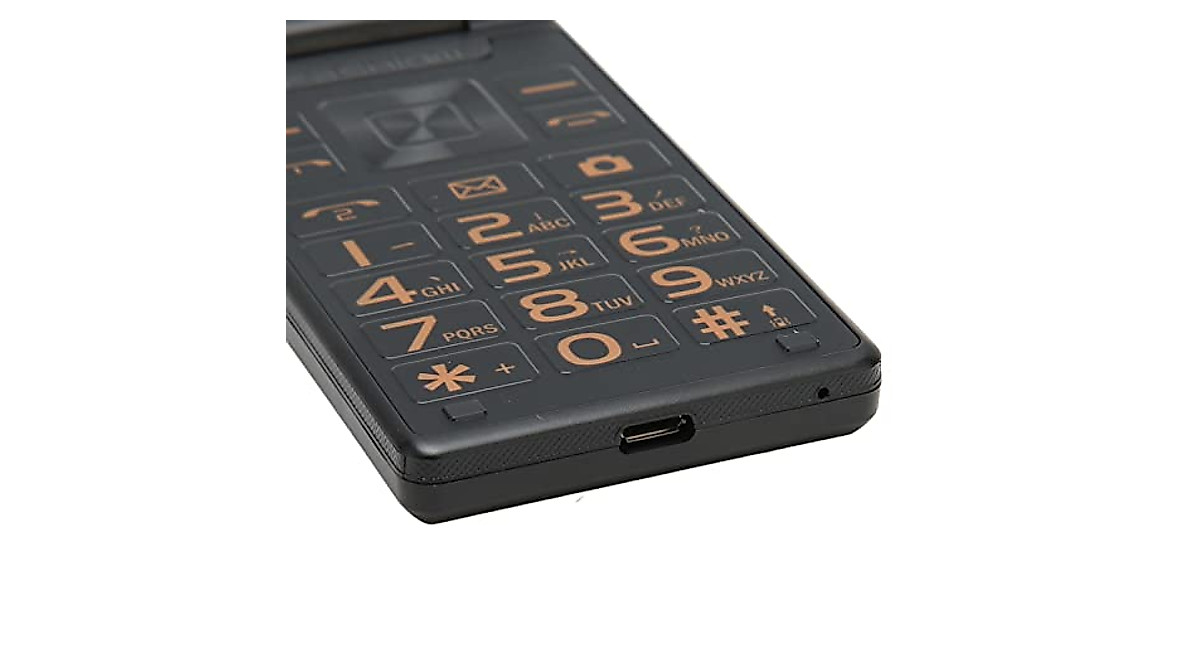 Dpofirs Senior Flip Cell Phone, GSM 2G Double Screen Unlocked Cellphone, Big Buttons, Large ...