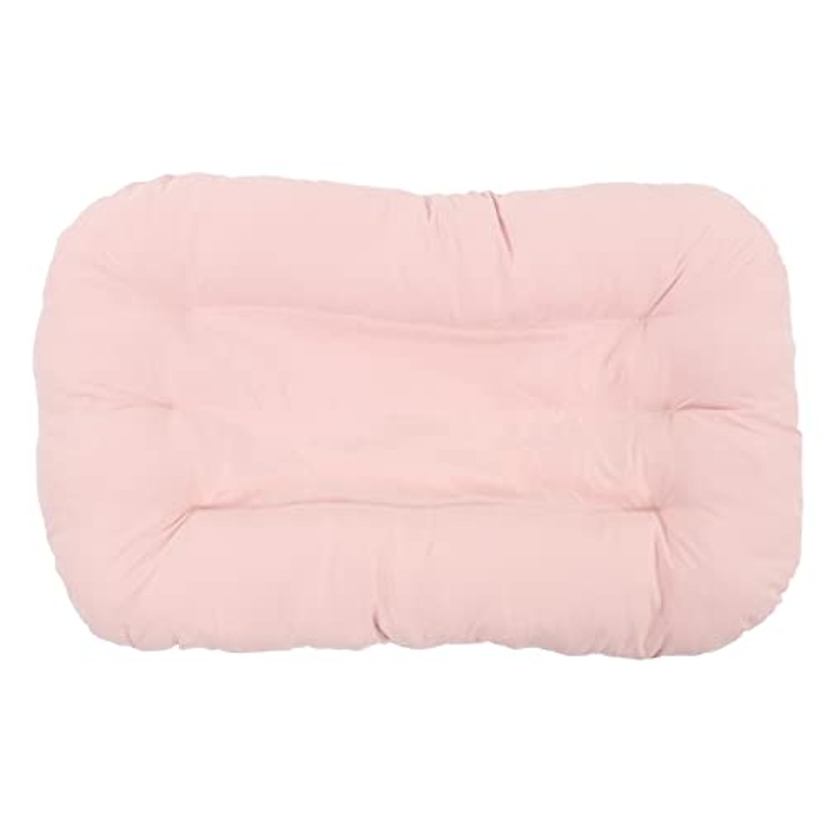 Baby Sleeping Lounger, Detachable Newborn Bassinet Neck Support Uterus Shape Soft Cotton for Home Use (Pink)