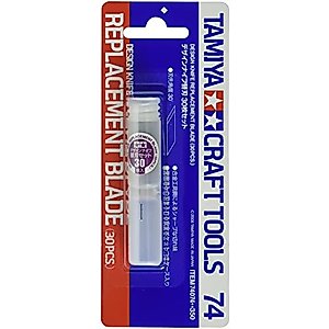 Tamiya 74074 Craft Tools - Design Knife Replacement Blade (30 pcs.)