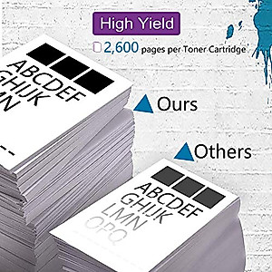 2 Pack TN-660 Black TN660 Compatible Toner Cartridge Replacement for Brother HL-L2340DW HL-L2360DW HL-L2380DW MFC-L2705DW MFC-L2707DW MFC-L2720DW MFC-L2740DW DCP-L2520DW Printers.