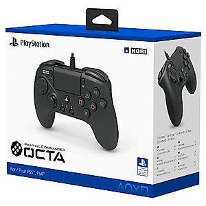 HORI PlayStation 5 Fighting Commander OCTA - Tournament Grade Fightpad for PS5, PS4, PC - Officially Licensed by Sony