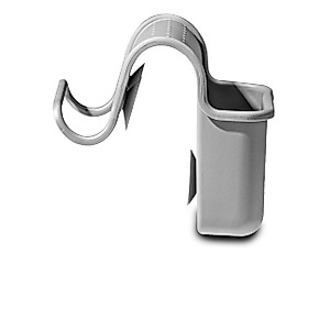 madesmart Over-The-Sink Towel and Sponge Saddle with Ventilation Holes, Dish Cloth and Sponge Holder Sink Caddy for Divided Sinks, Silver