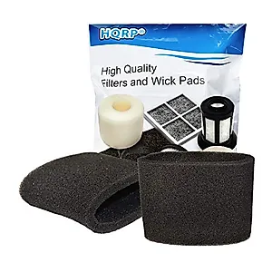 HQRP 2-pack Small Foam Filter Sleeve compatible with Shop-Vac 9052600 90526 905-26 905-26-00 Type CC Replacement