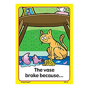 Super Duper Publications | Understanding Inferences Fun Deck | Problem Solving and Reasoning Skills Flash Cards | Educational Learning Materials for Children