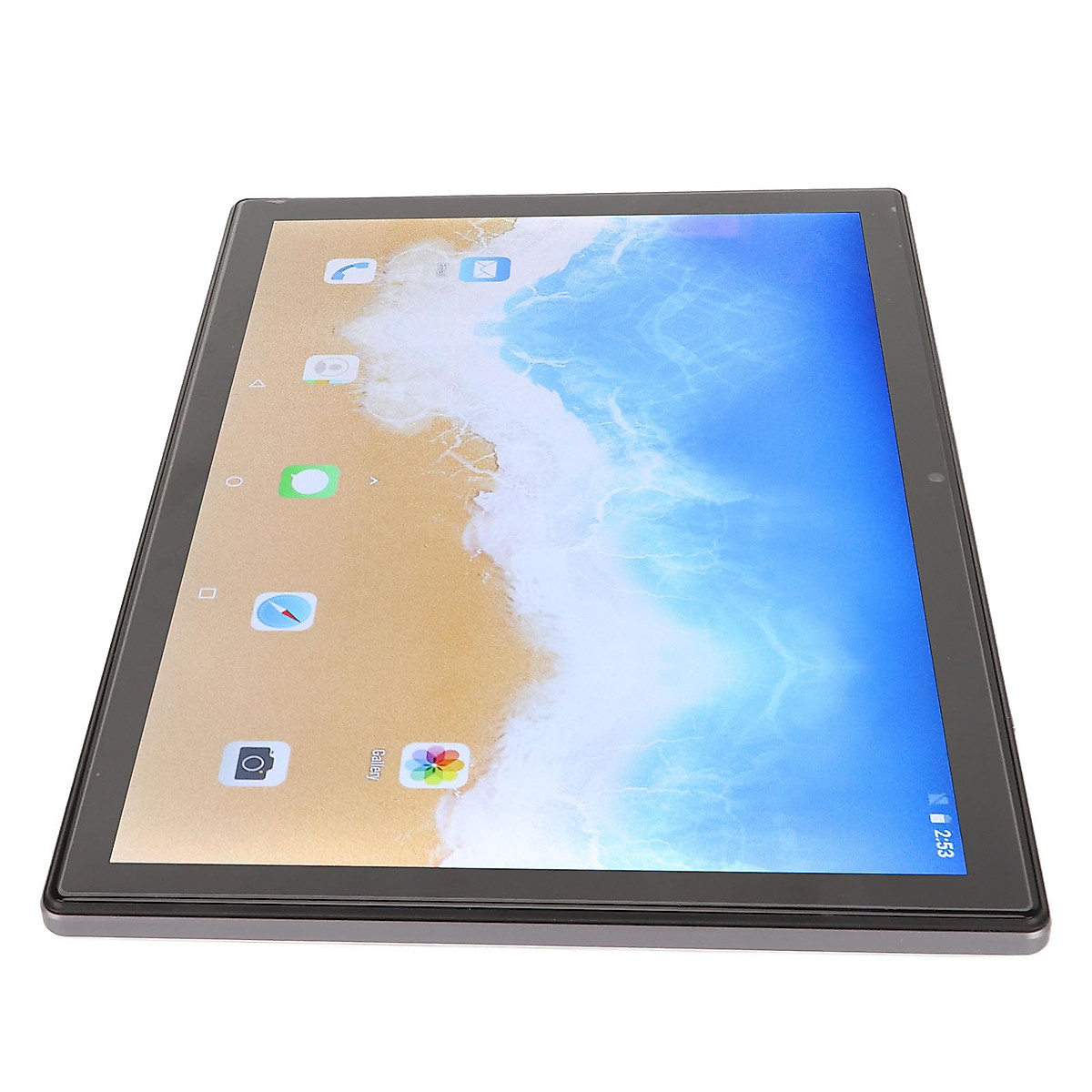 Tablet PC, 7000mAh 10 Inch Dual Camera Octa Core CPU Business Tablet IPS Screen Gray for Office (US Plug)
