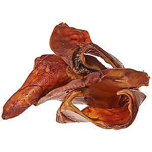Amazon Brand – Wonder Bound Whole Pig Ears Dog Treats, Pork, 4.23 ounce, 6 Count (Pack of 1)