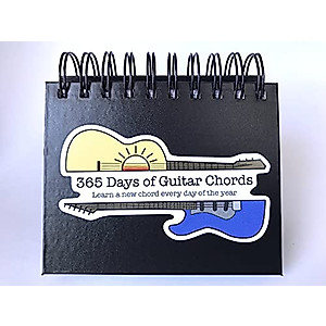 The 365 Days of Guitar Chords Calendar - Daily Guitar Chord Page-A-Day Calendar/Gift for Guitar Players