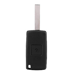 Llave 207 Original,Key Fob Replacement,Car Remote Key Fob,2 Buttons Car Remote Key Fob ID46 433MHz W/ Uncut Blade Fit for 207 307 308 407 807 Remote Control Car Key Flip Key Llave