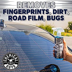 Chemical Guys CLD30016 Streak Free Glass & Window Cleaner (Works on Mirrors, Navigation Screens & More; Car, Truck, SUV and Home Use), Ammonia Free & Safe on Tinted Windows, 16 fl oz