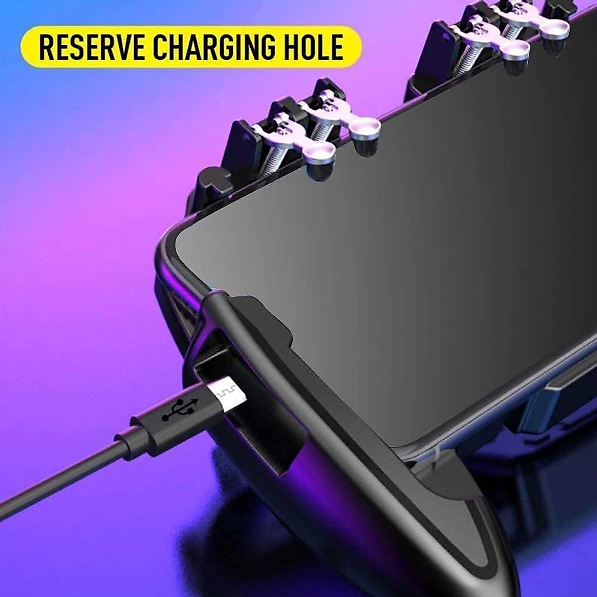 Phone Game Radiator Muted Cooling Fan 2 Triggers Gaming Grip Handle Game Controller