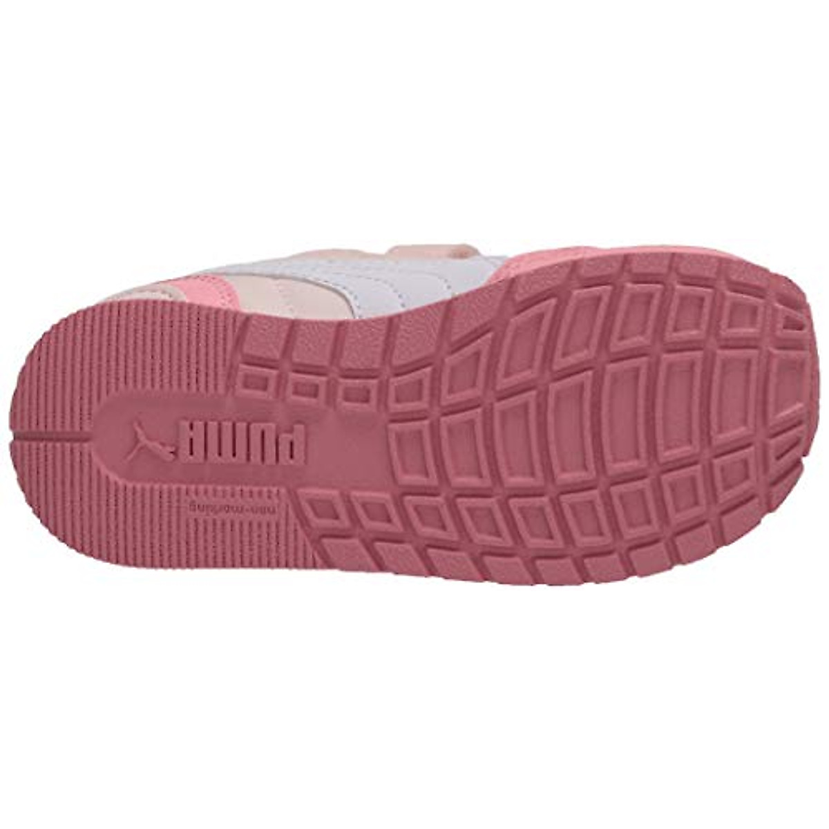 PUMA girls St Runner 2 Hook and Loop Sneaker, Rosewater-peony-puma White, 10 Toddler US