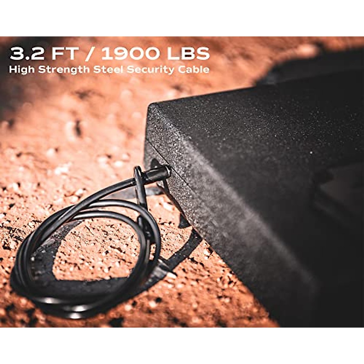 RPNB Portable Security Safe, Quick-Access Dual Firearm Safety Device with Quick Reliable Keypad Access