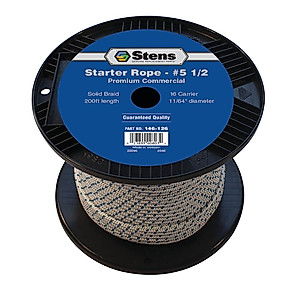 Stens 200' Solid Braid Starter Rope 146-126#5 1/2 Solid Braid