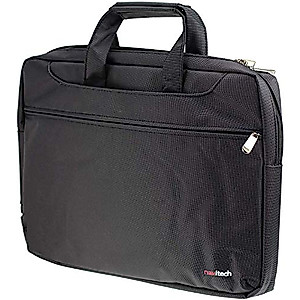 Navitech Black Carry Case/Cover Bag for Portable DVD Players Including The UEME 9"