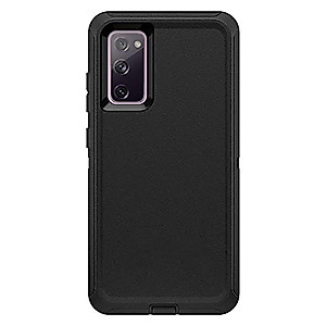 Defender Case Compatible with Samsung Galaxy S20 FE Case 5G - Black